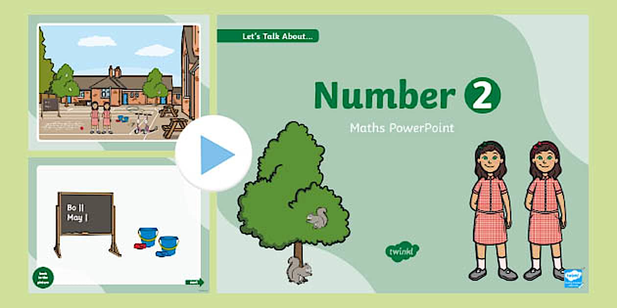 👉 Talk About Number 2 Maths PowerPoint - Twinkl