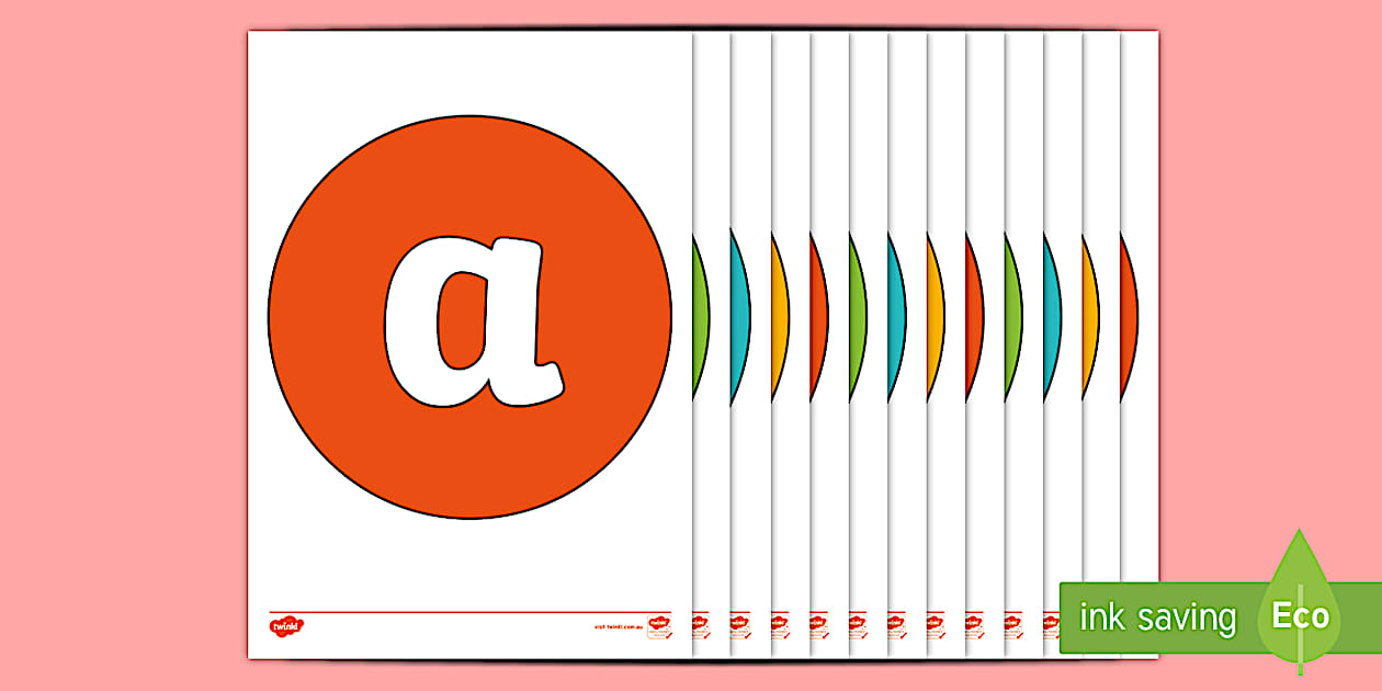 Alphabet Sound Circle Activity Mat - Twinkl