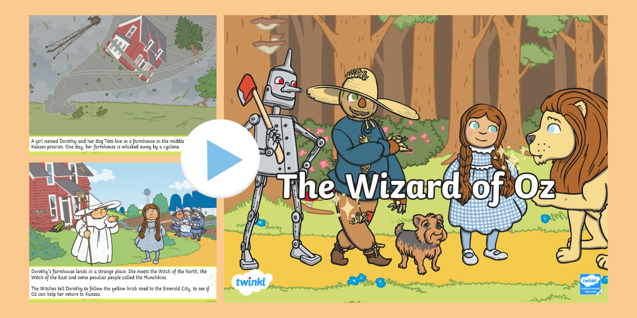 The Wizard of Oz Story PowerPoint (teacher made) - Twinkl