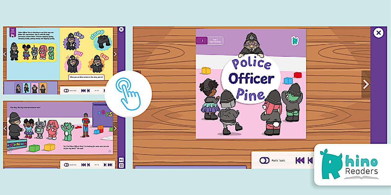 Level 1 Unit 3 Reading Scheme Book: Police Officer Pine