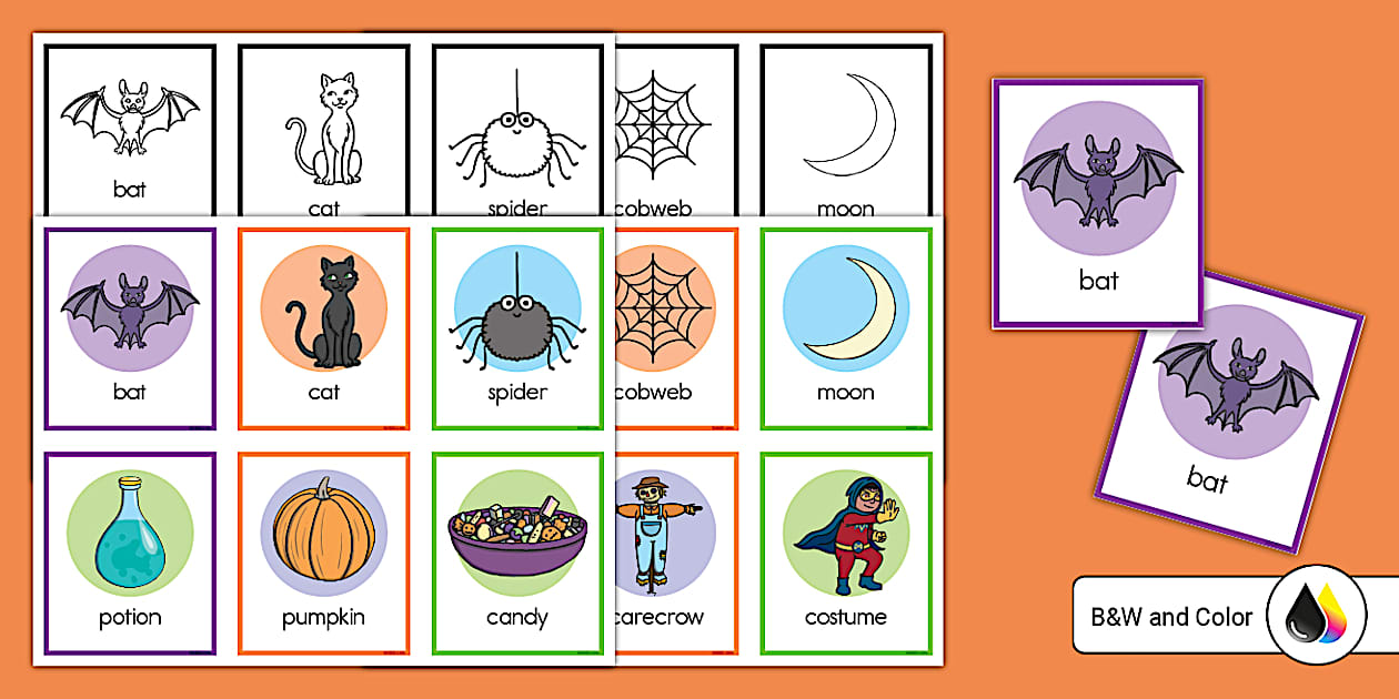 Halloween Matching Game (teacher made) - Twinkl