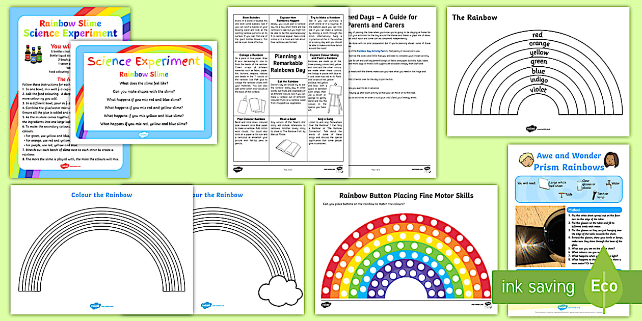 Rainbow Day Activity Pack (creat de profesori) - Twinkl