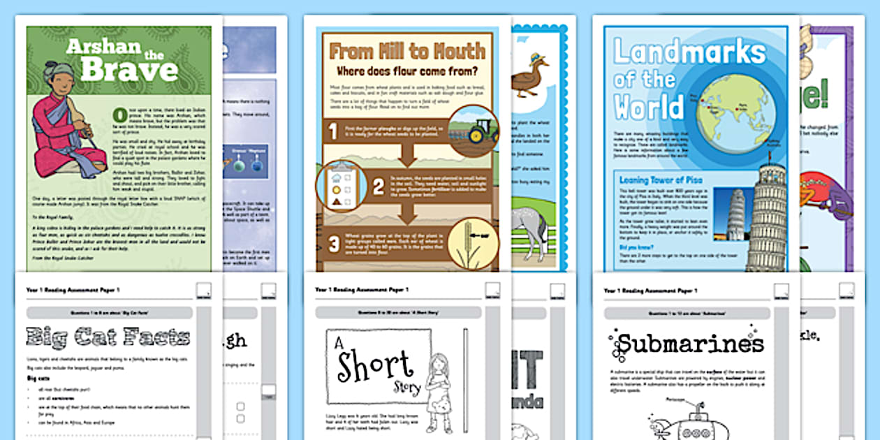 Year 1 Reading Assessments Pack | Primary Resources - Twinkl