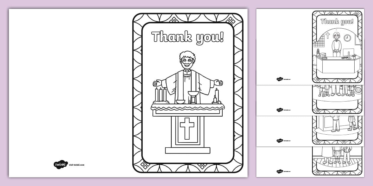 Catholic Thank You Cards | Catholic Schools Week | Twinkl