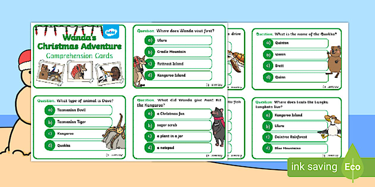 Christmas Stories with Comprehension Questions | Reading