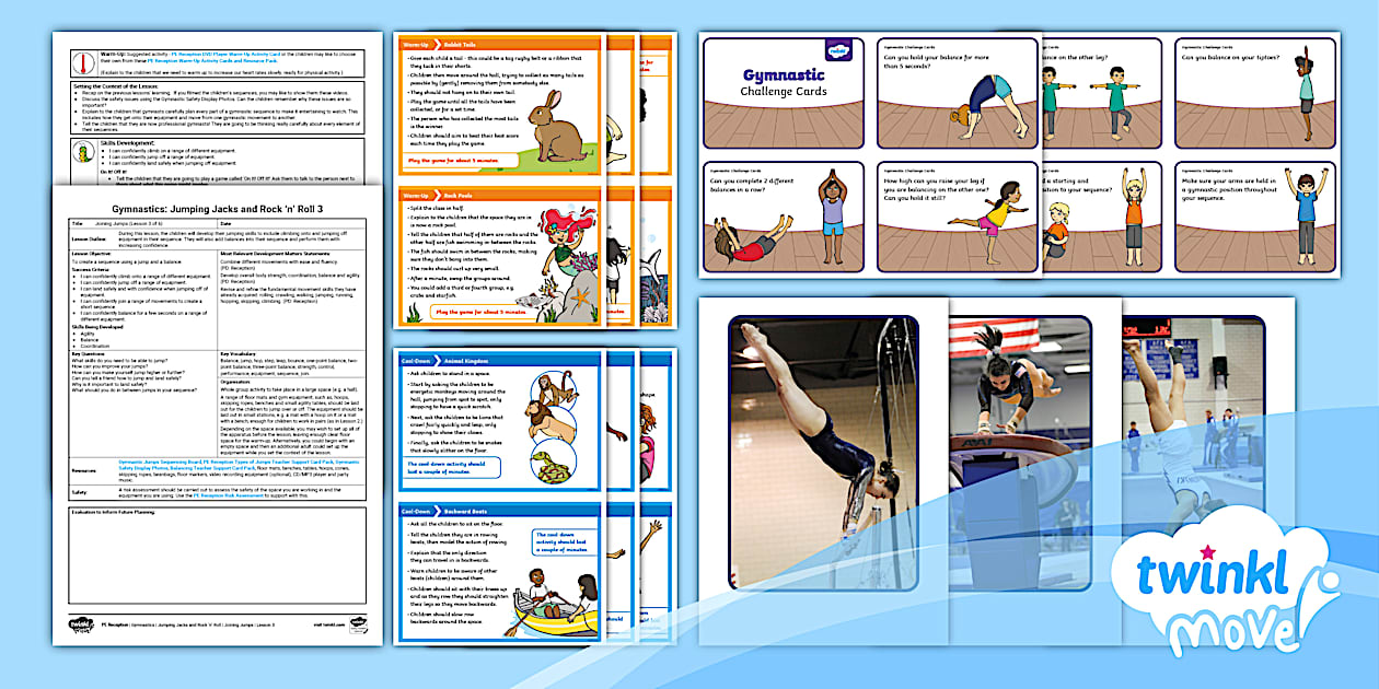 👉 Twinkl Move PE I Reception I Lesson 3 I Joining Jumps