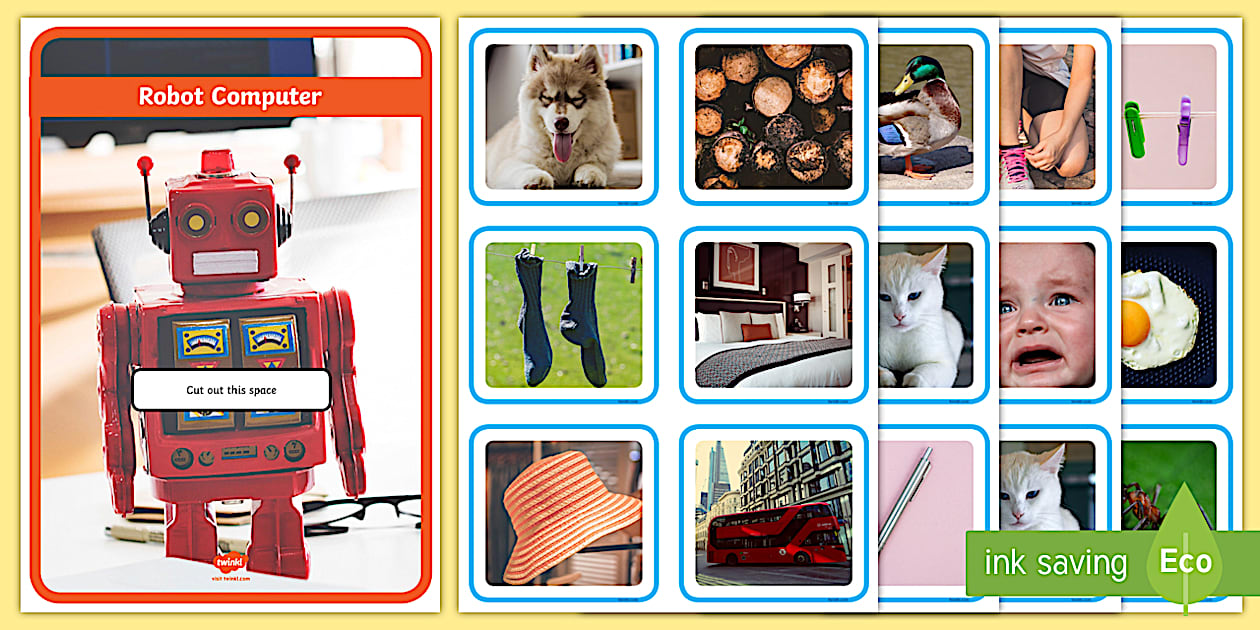 Phase 1 Phonics: Metal Mike Photo Activity Cards - Twinkl