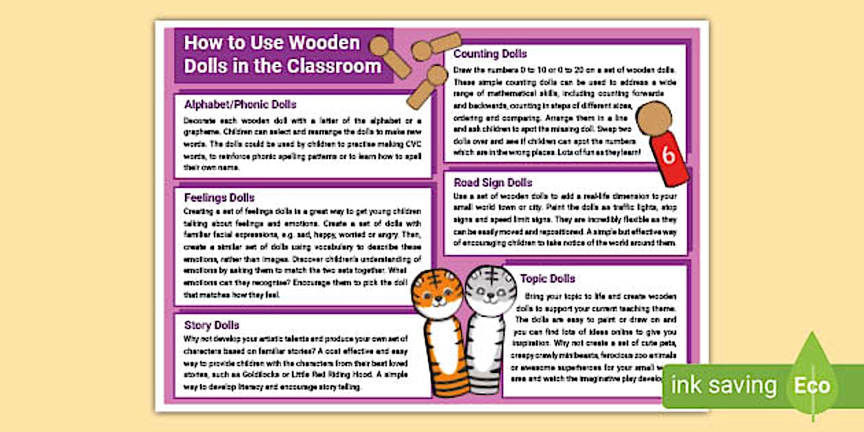 How to Use Wooden Dolls in the Classroom Teaching Ideas