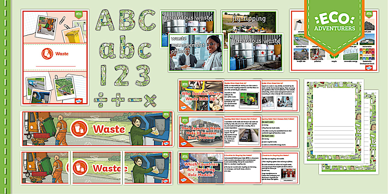 Year 6 Waste: Display Pack (teacher made) - Twinkl