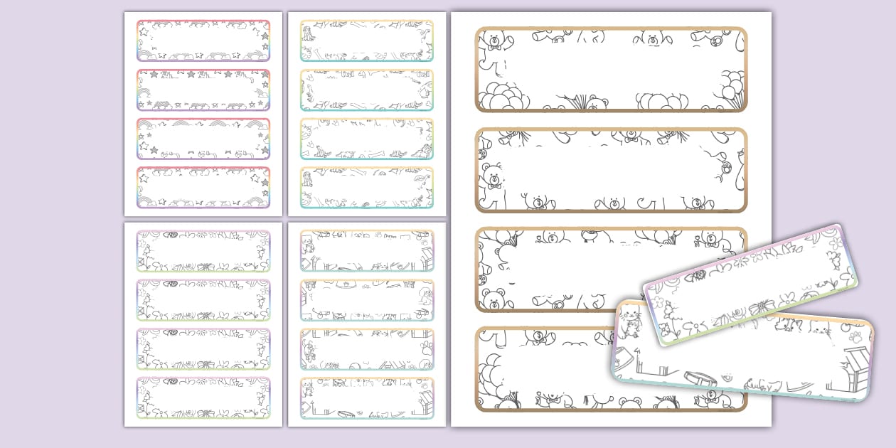 Mga Bag Labels - Twinkl Classroom Organisation - Twinkl