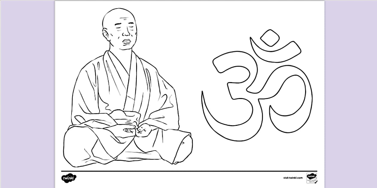 Meditation Colouring | Colouring Sheets (teacher made)