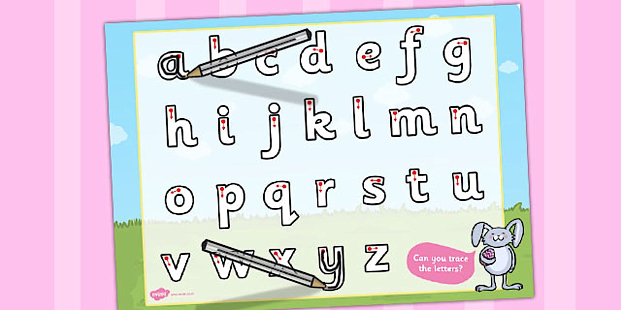 Cursive Easter Themed Letter Writing Worksheet - Twinkl