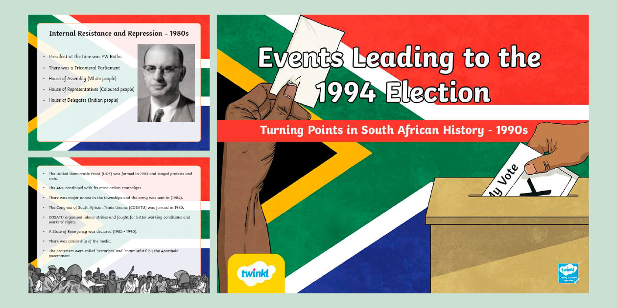 Events Leading to the 1994 Election: PowerPoint Presentation