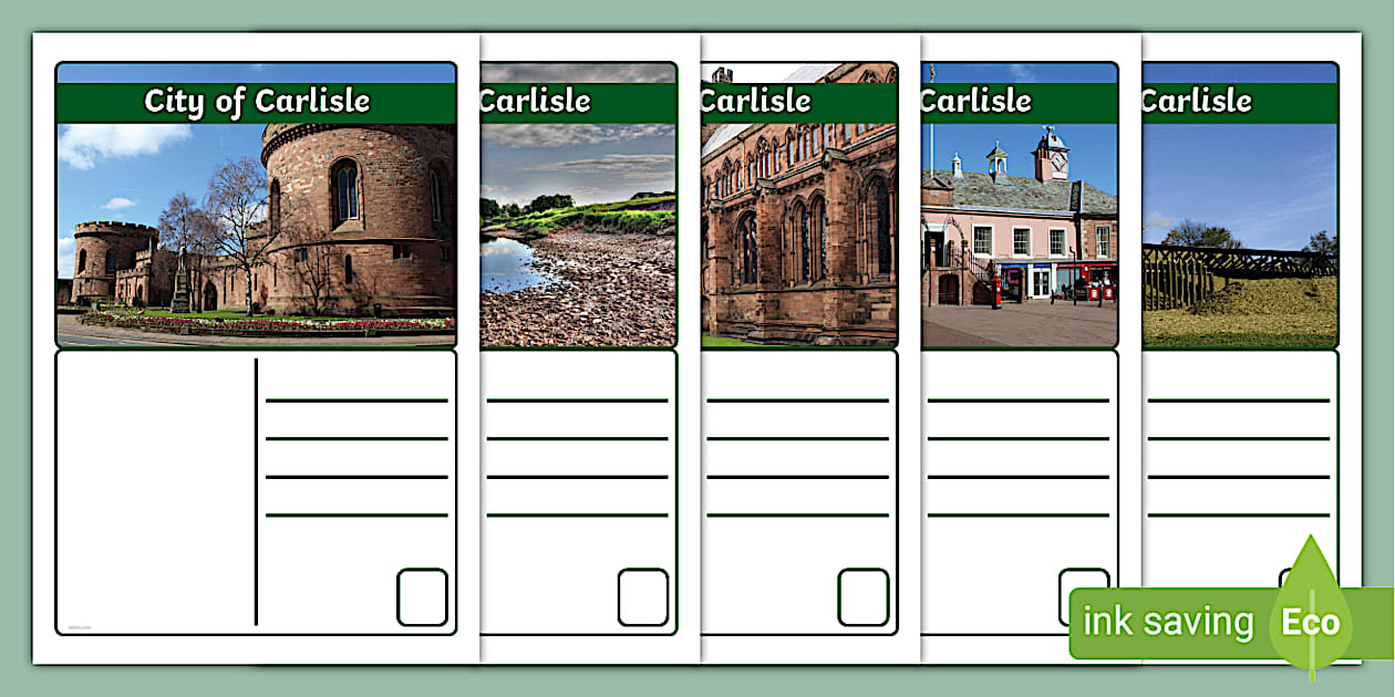 Six Beautiful City of Carlisle Postcards | KS2 Students