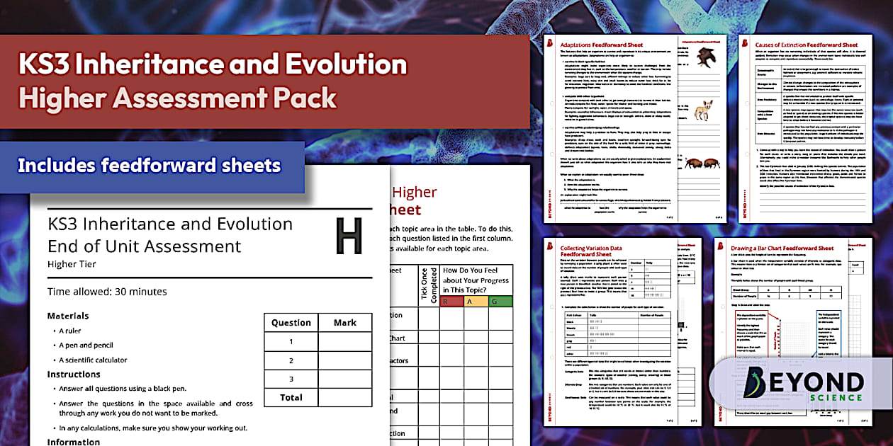 KS3 Inheritance and Evolution End of Unit Assessment Higher