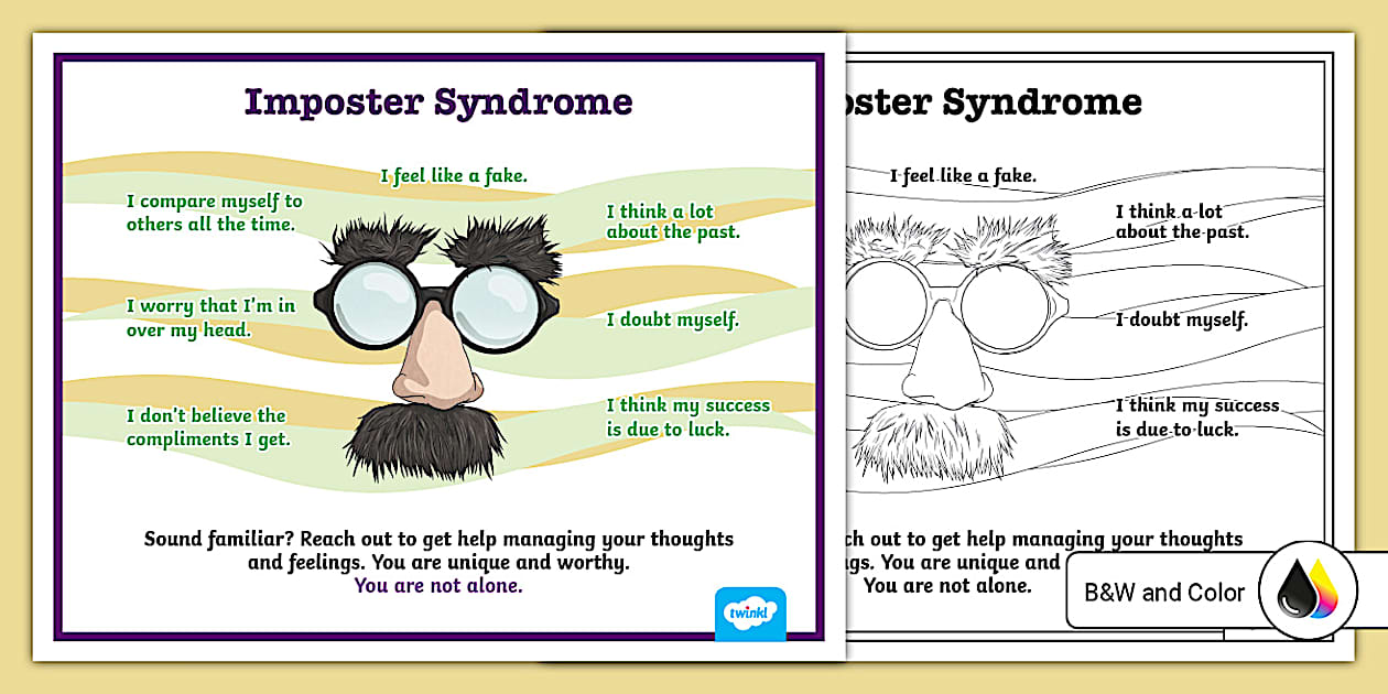 Imposter Syndrome Poster - Twinkl USA (teacher made)