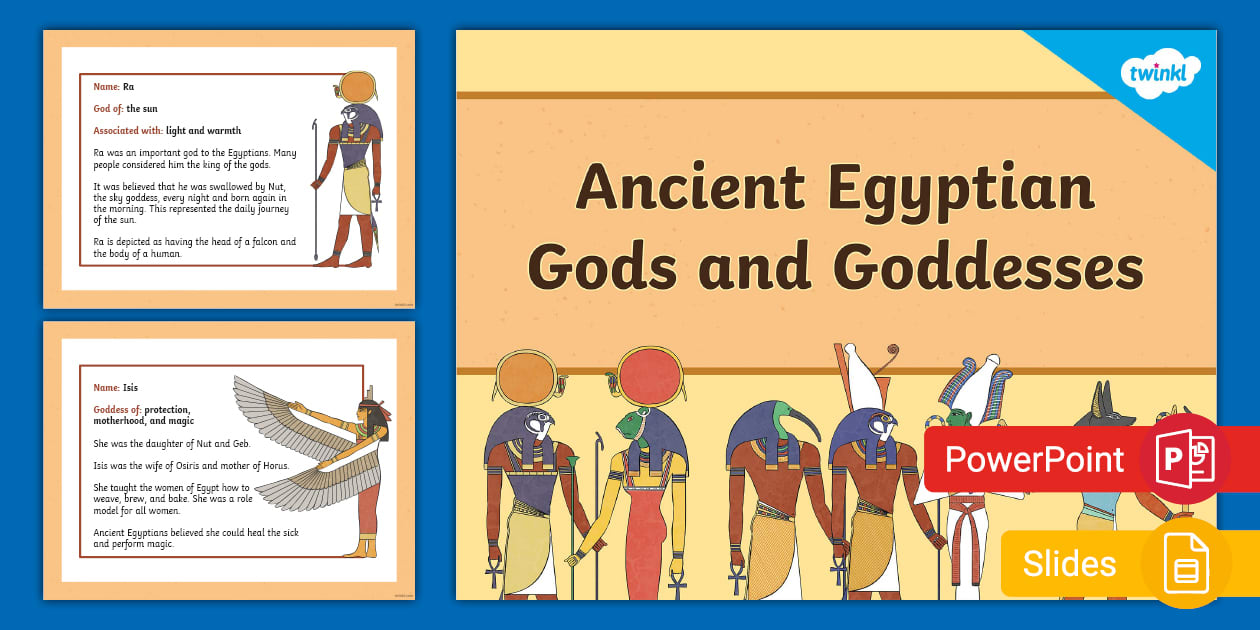 Intro to Egyptian Gods and Goddesses PowerPoint & Slides