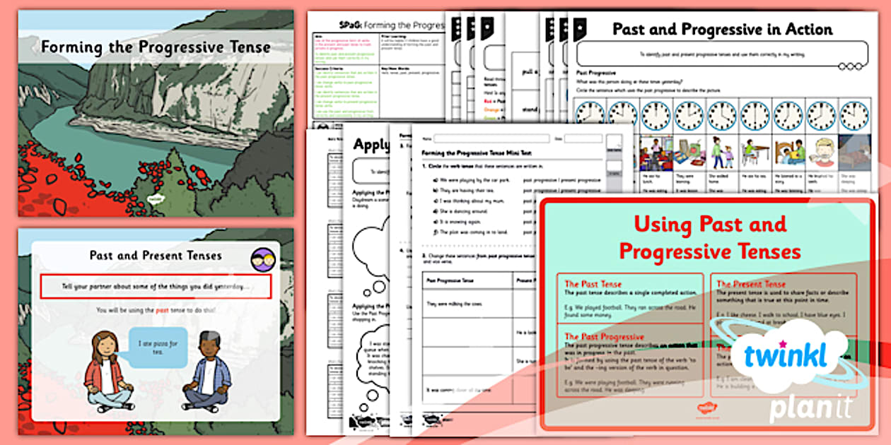 Past Continuous Lesson Plan Pack | ESL Resources | Tenses