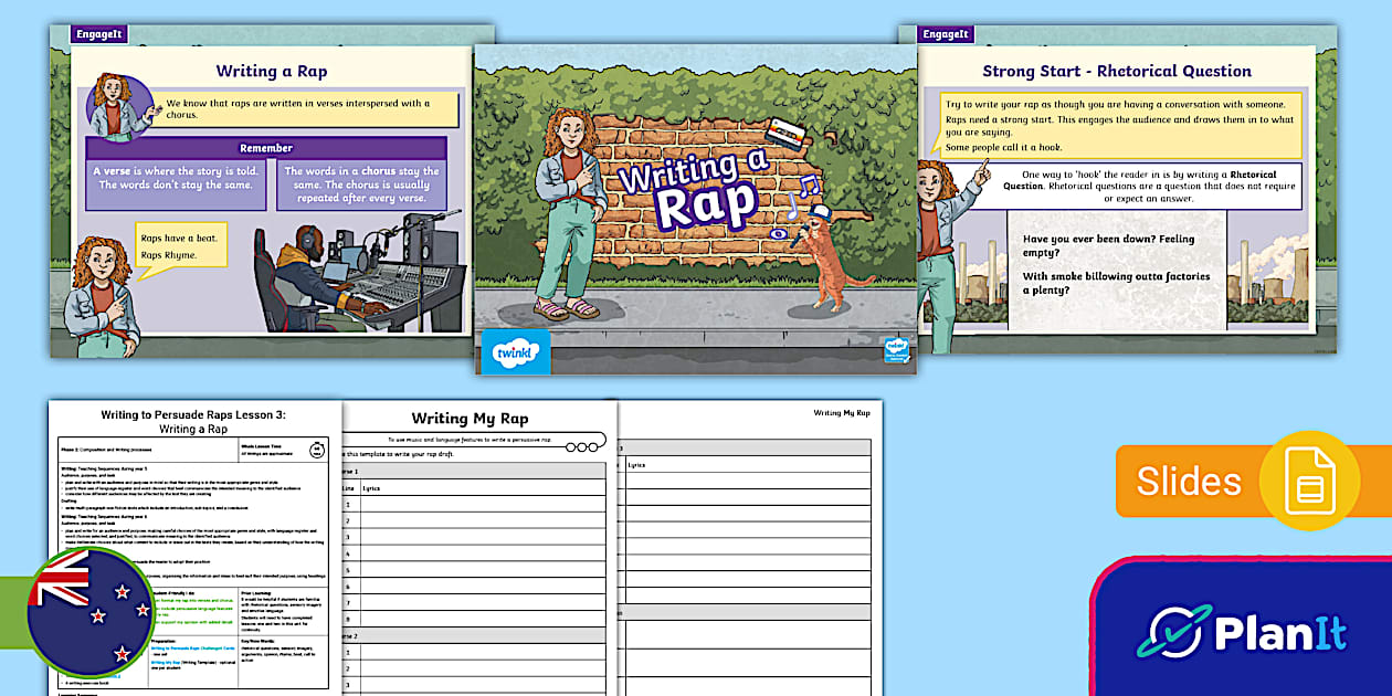 Phase 2 Writing to Persuade Raps Lesson 3: Writing a Rap