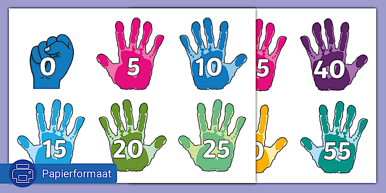 Tel in 5'e Nommers op Hande Aktiwiteit (Teacher-Made)