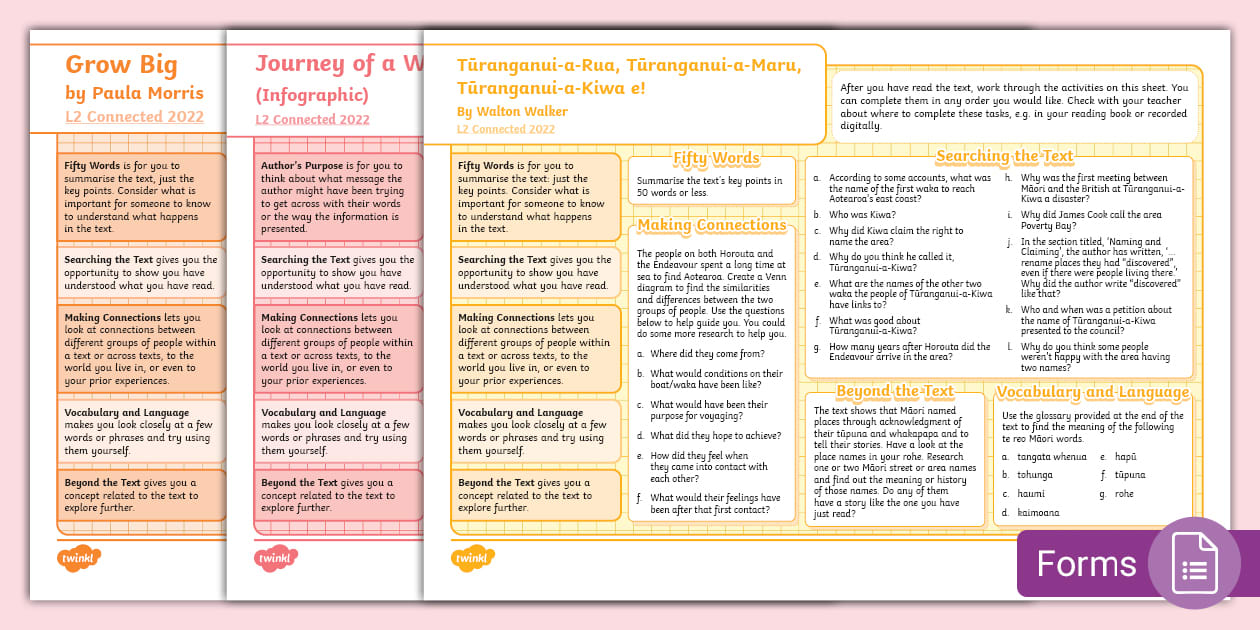 Connected 2022 L2: Comprehension Activity Pack