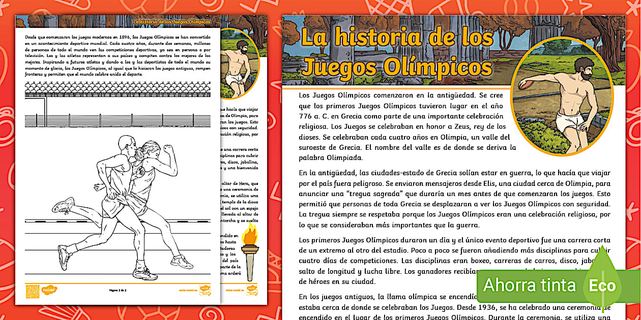 Hoja informativa: Historia de los Juegos Olímpicos