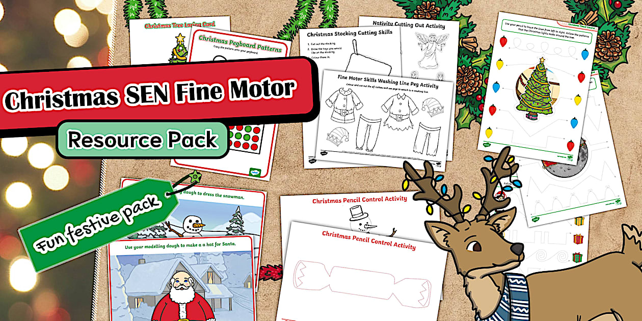 Pack of Christmas Fine Motor Skills Activities | Twinkl SEND