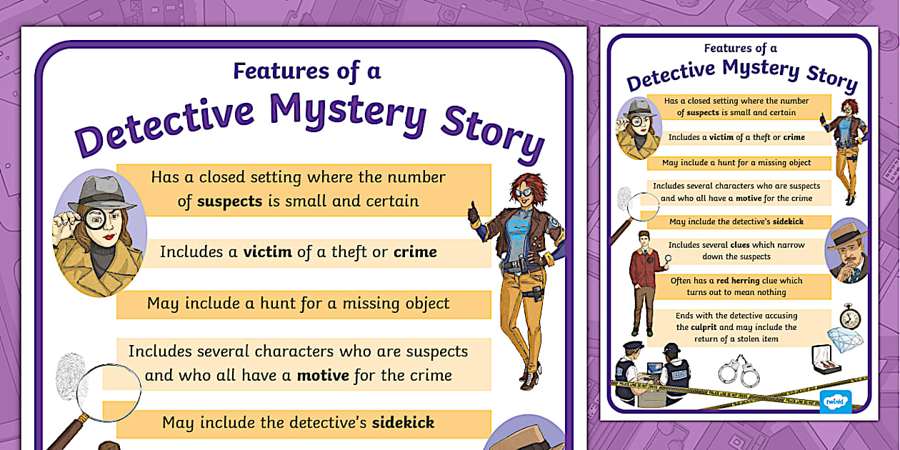 Detective Story Success Criteria Poster | Twinkl Originals