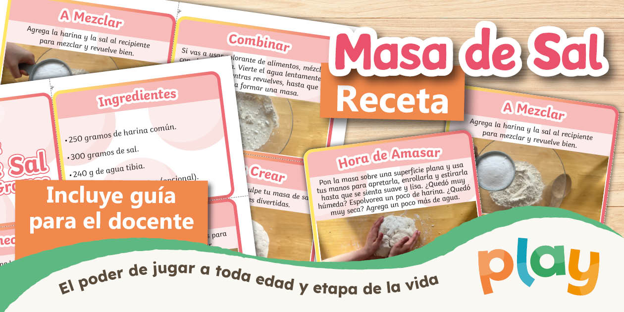 Receta Masa de Sal | Twinkl Play | Preescolar