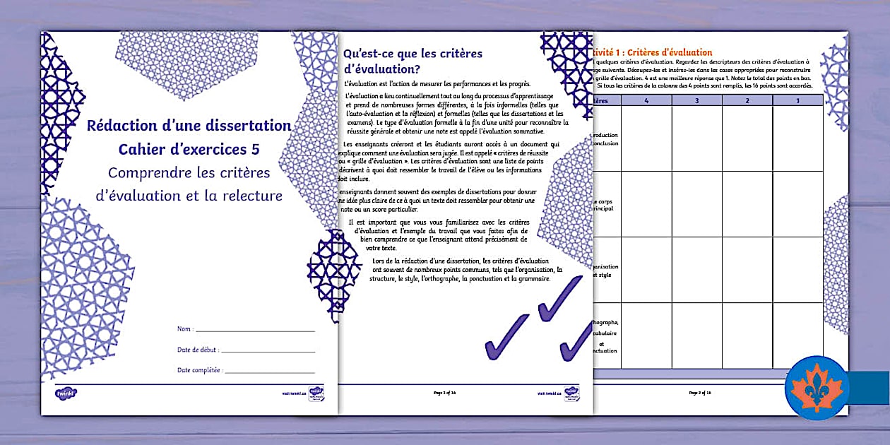 French Essay Writing Skills Workbook 5: Understanding Assessment ...