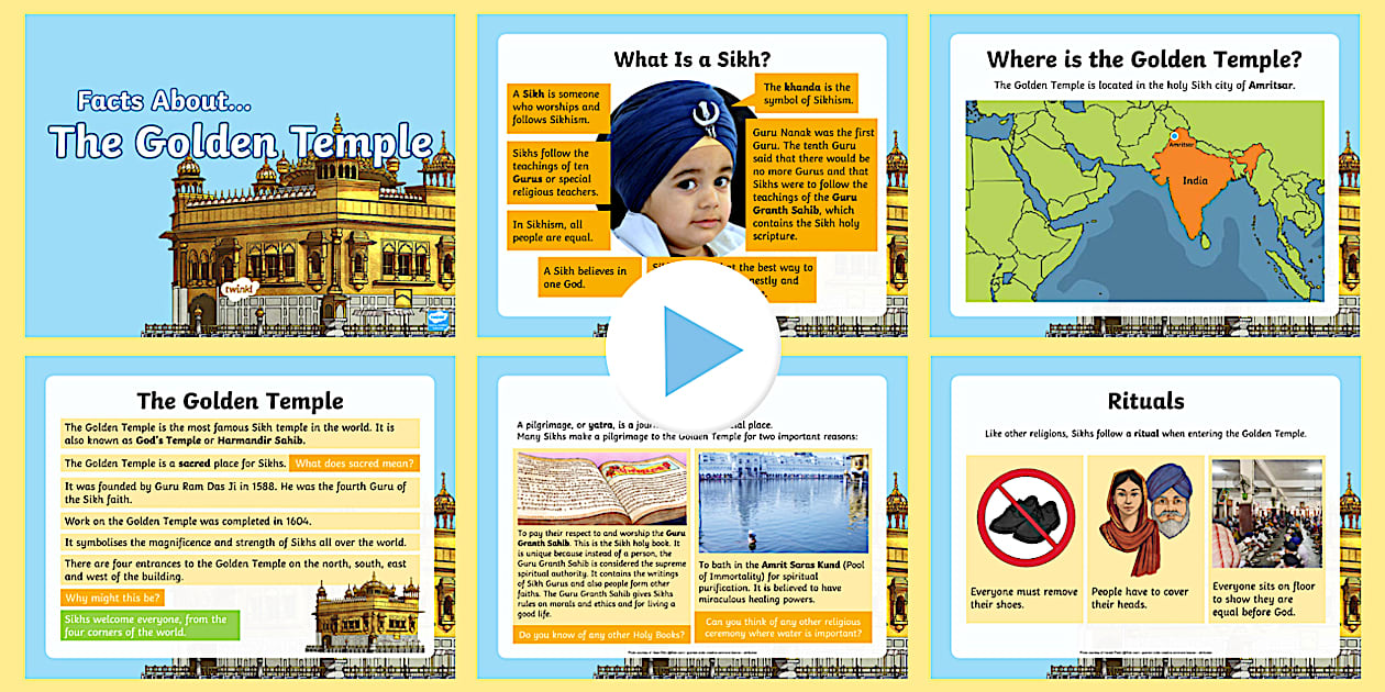 The Golden Temple - PowerPoint | Sikhism | KS2 RE Resources