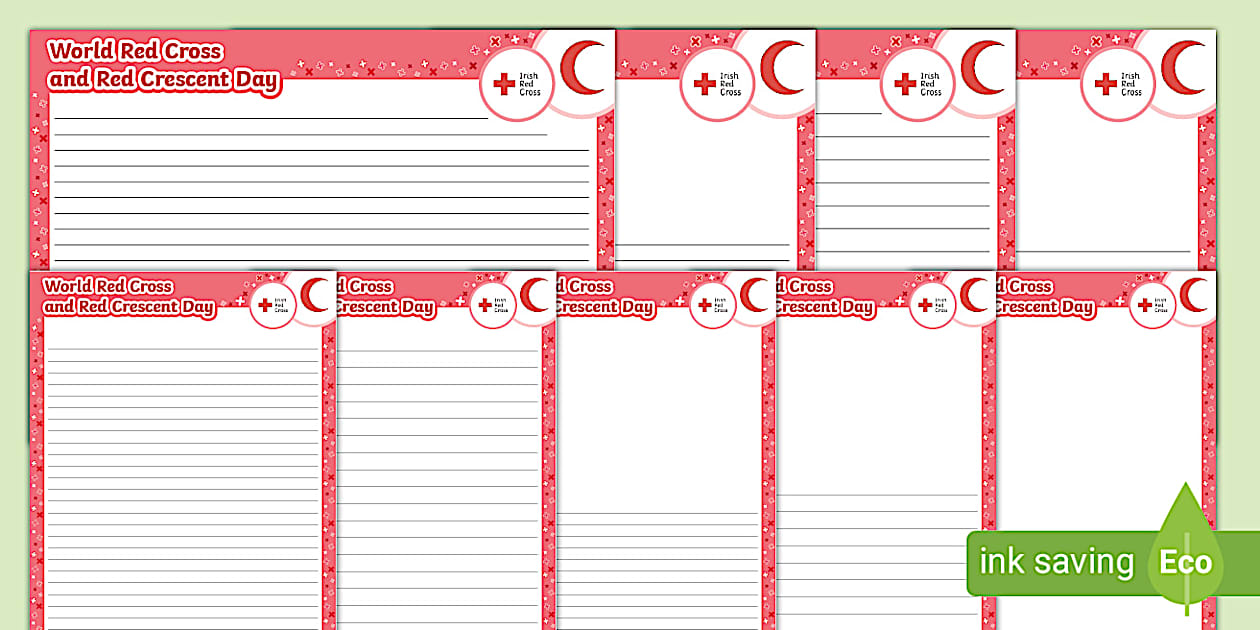 World Red Cross and Red Crescent Day Page Borders - Twinkl