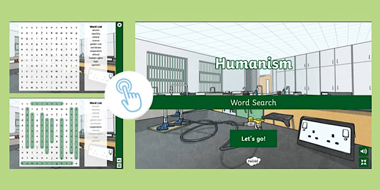 RE: Humanism: Interactive Word Search (teacher made)