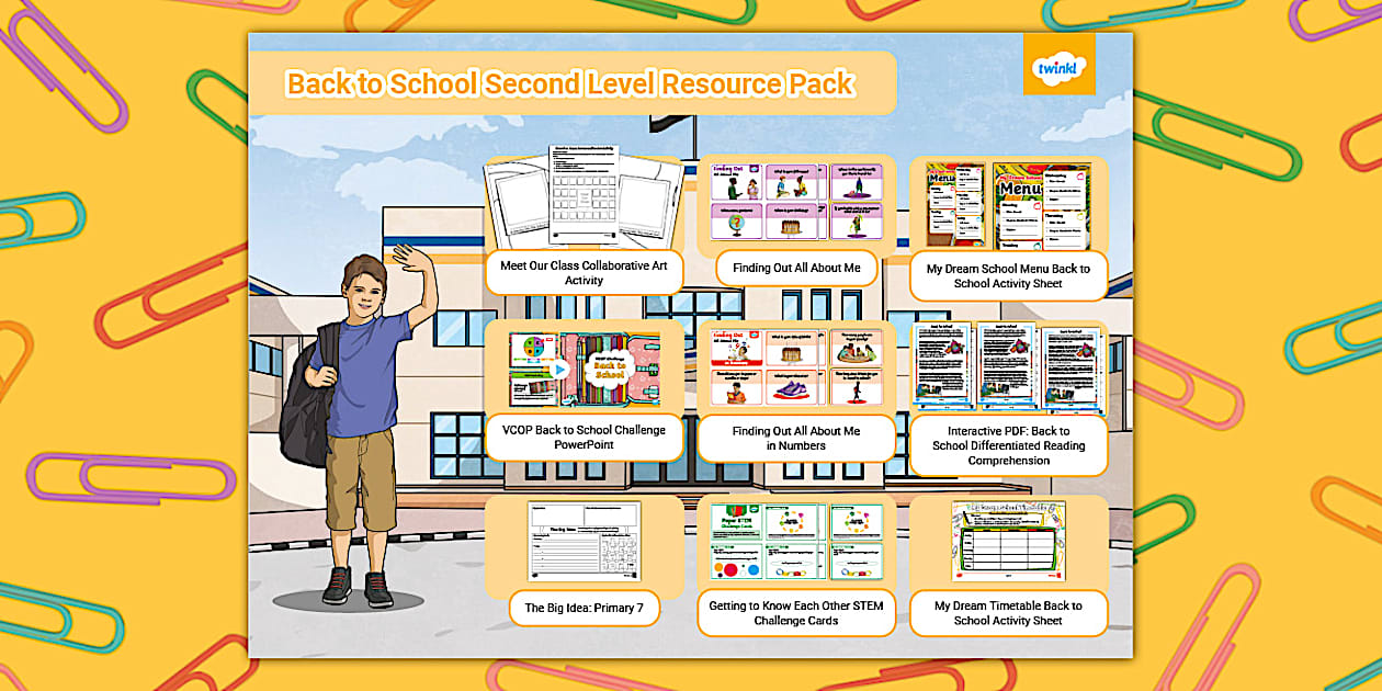 Back to School Second Level Resource Pack - Twinkl