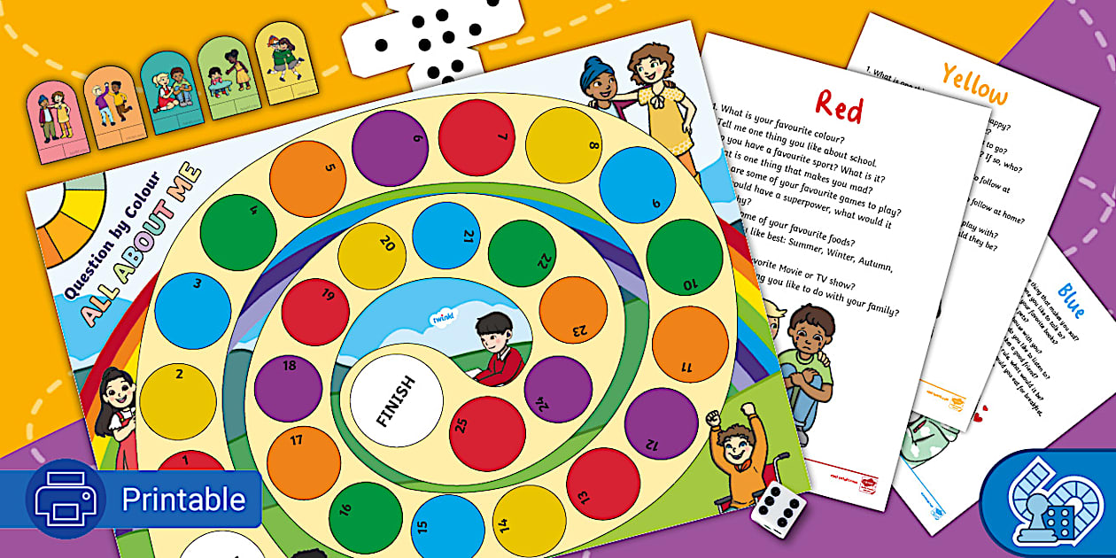 All About Me Therapeutic Board Game UK | Twinkl Plus