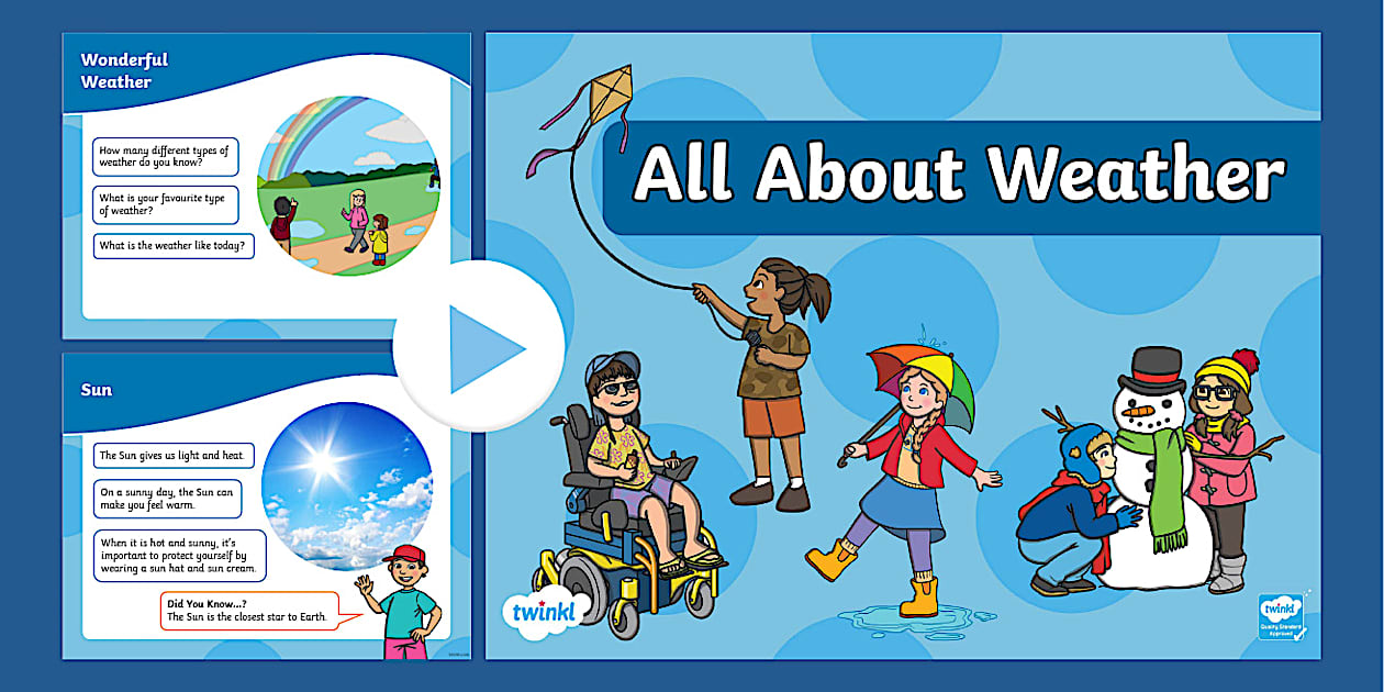 EYFS All About Weather PowerPoint | Twinkl - Twinkl