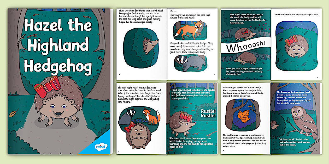 Hazel the Highland Hedgehog eBook - Hedgehog Story - CfE