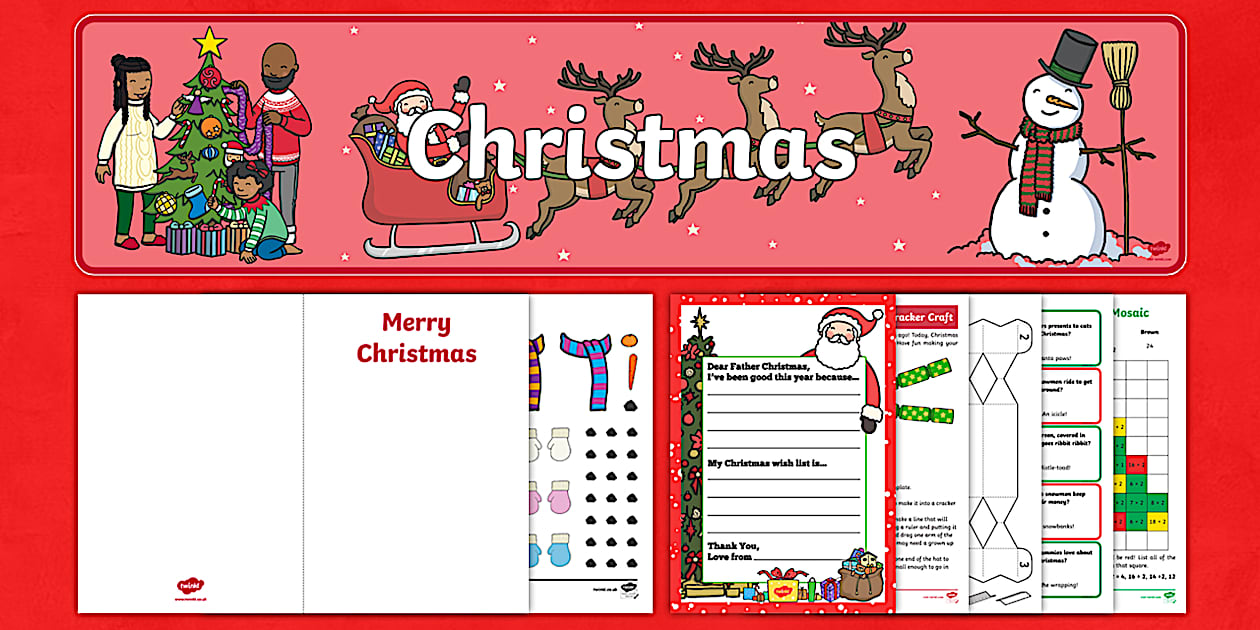 Fun Festive Activities Teaching Pack - Christmas Activities