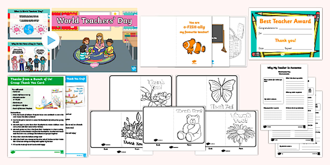 KS1 World Teachers' Day Resource Pack - Twinkl