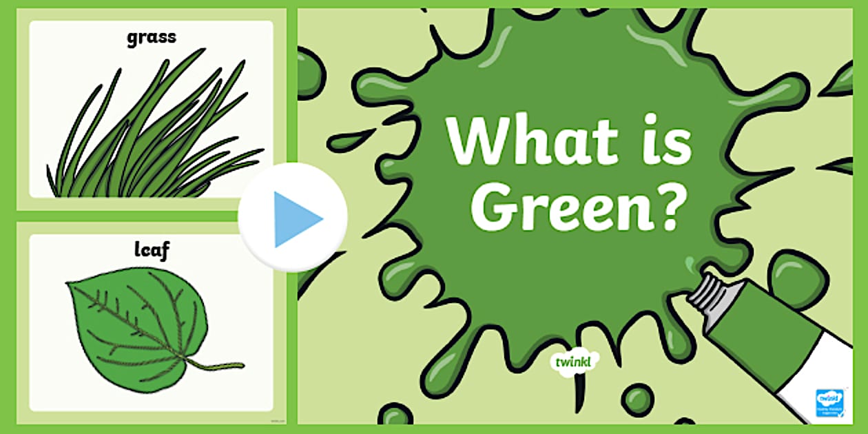 What is Green Colour PowerPoint (teacher made) - Twinkl
