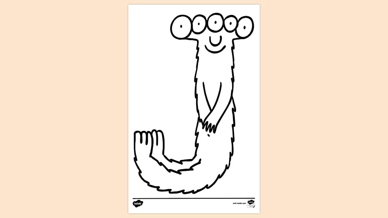 Printable Letter J Colouring | Colouring Sheets - Twinkl