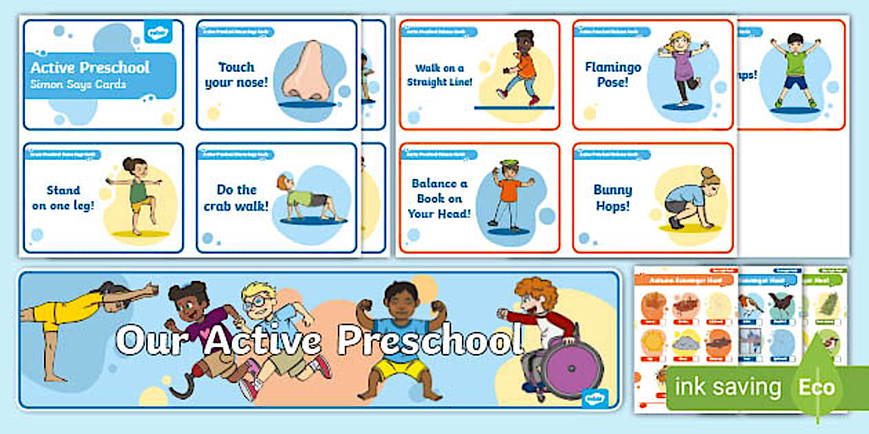 Active Preschool Activity Pack - Twinkl Early Years - Twinkl