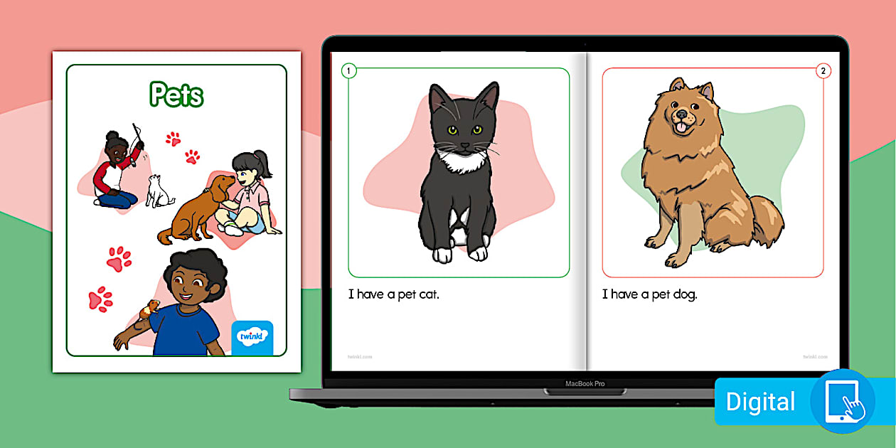 Pets Emergent Reader eBook | Digital Download | Twinkl USA