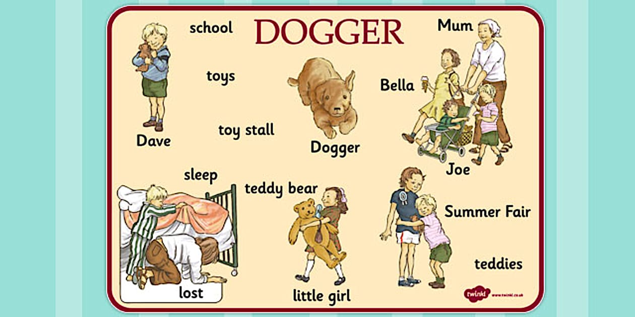 Word Mat to Support Teaching on Dogger (teacher made)