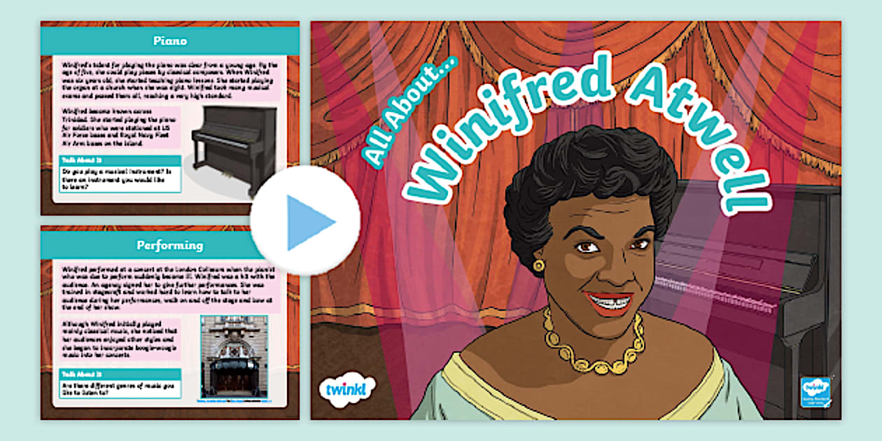 Influential Black Musicians: All About Winifred Atwell PPT