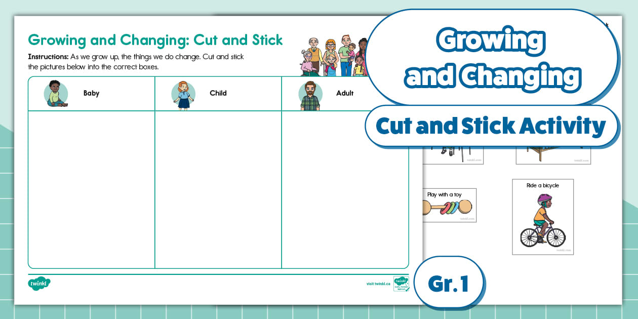 Growing and Changing Activity Sheet