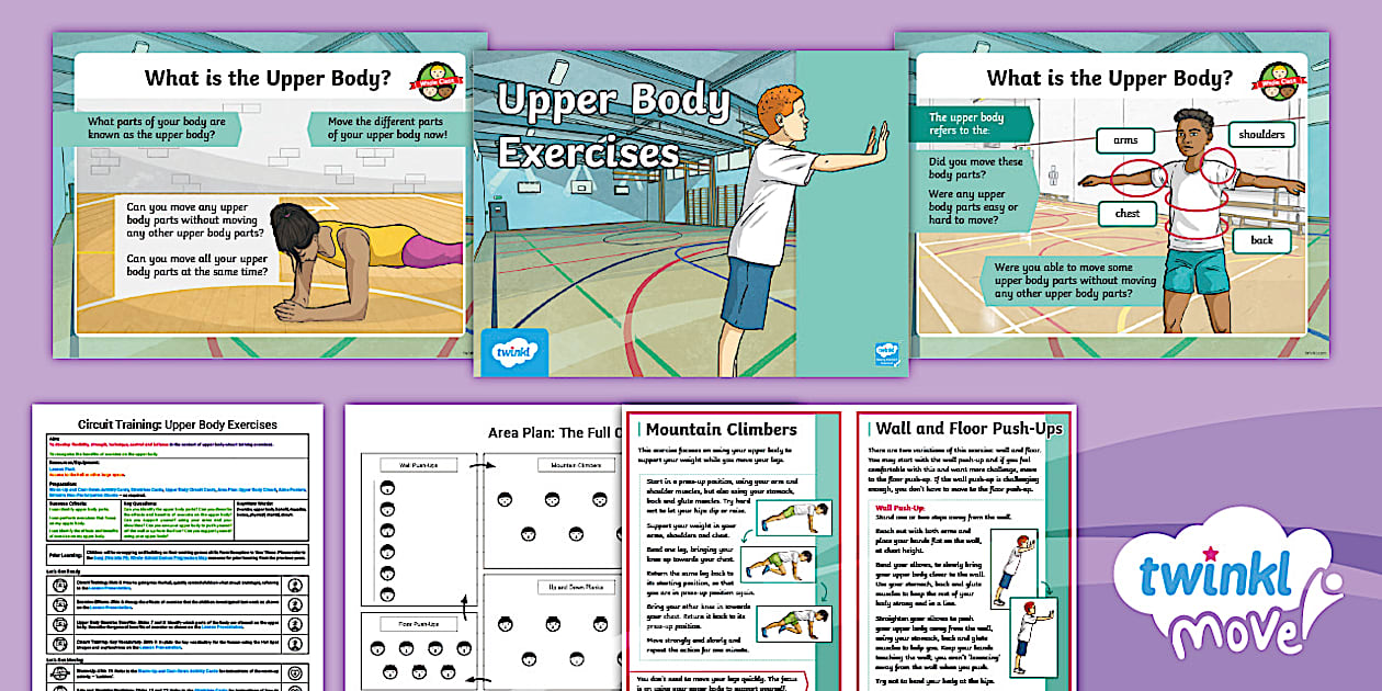 Upper Body PE Lesson | Year 4 Twinkl Move | KS2 Circuits
