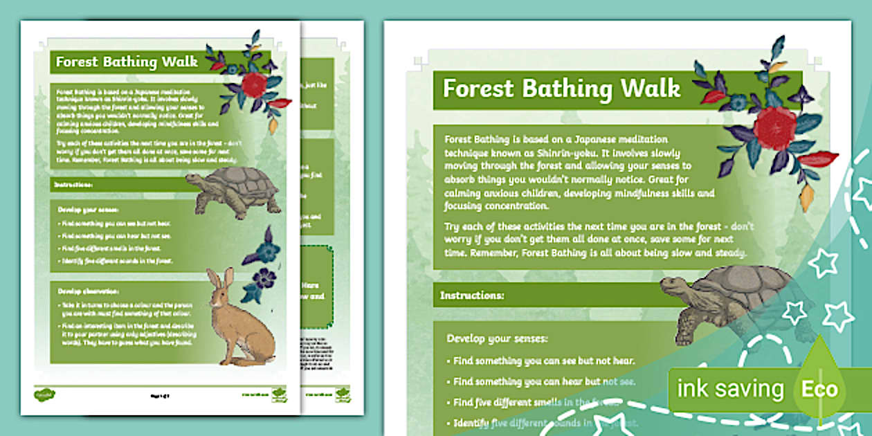 Forest Bathing Walk (teacher made) - Twinkl