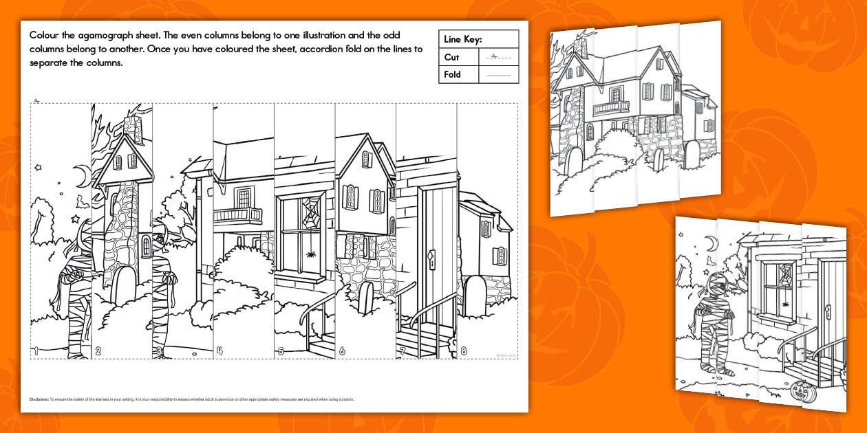 Have a Spooky Halloween! Agamograph - Halloween Craft