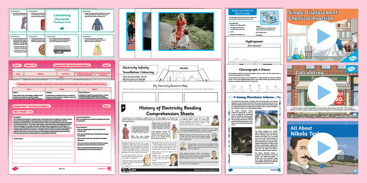 Shocking Investigations Yr 6 IU Wk 5-6 (teacher made)